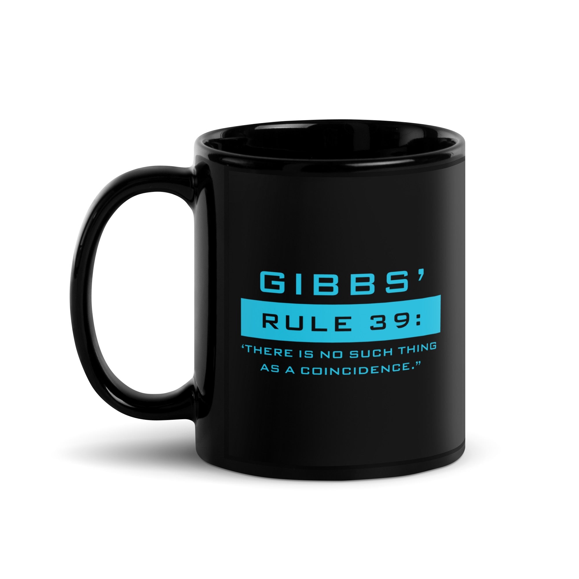 NCIS Gibb's Rule 39 Black Mug – Paramount Shop