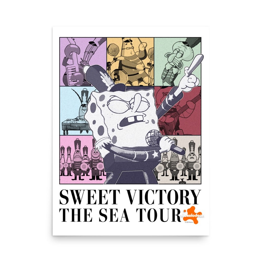 Spongebob Sweet Victory The Sea Tour Premium Poster – Paramount Shop