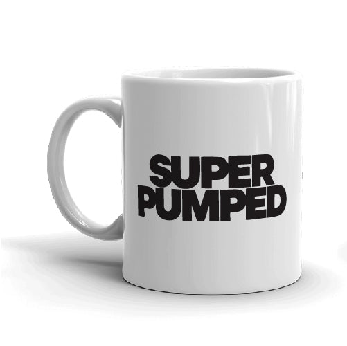 Super Pumped Logo White Mug – Paramount Shop