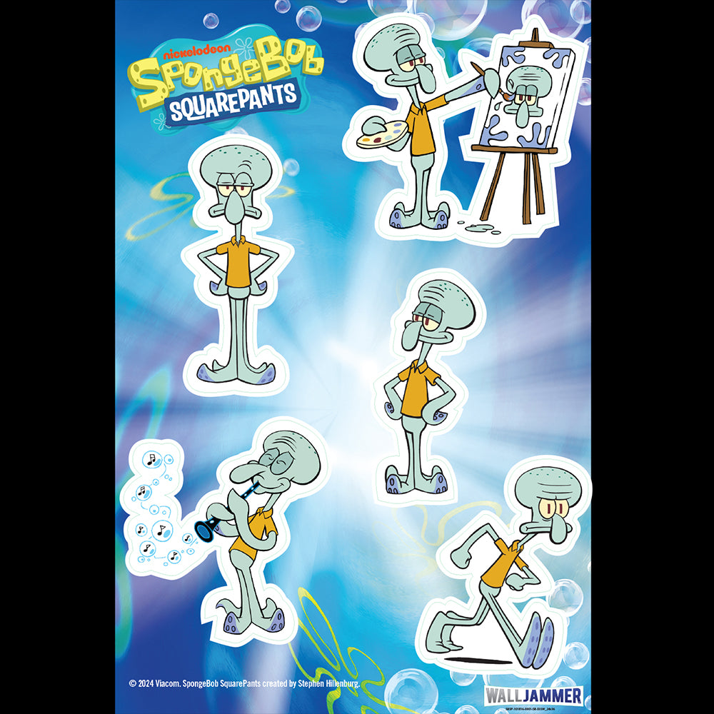 Spongebob Squarepants Squidward Wall Stickers – Paramount Shop