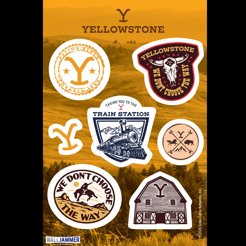 Yellowstone Badge Wall Stickers – Paramount Shop