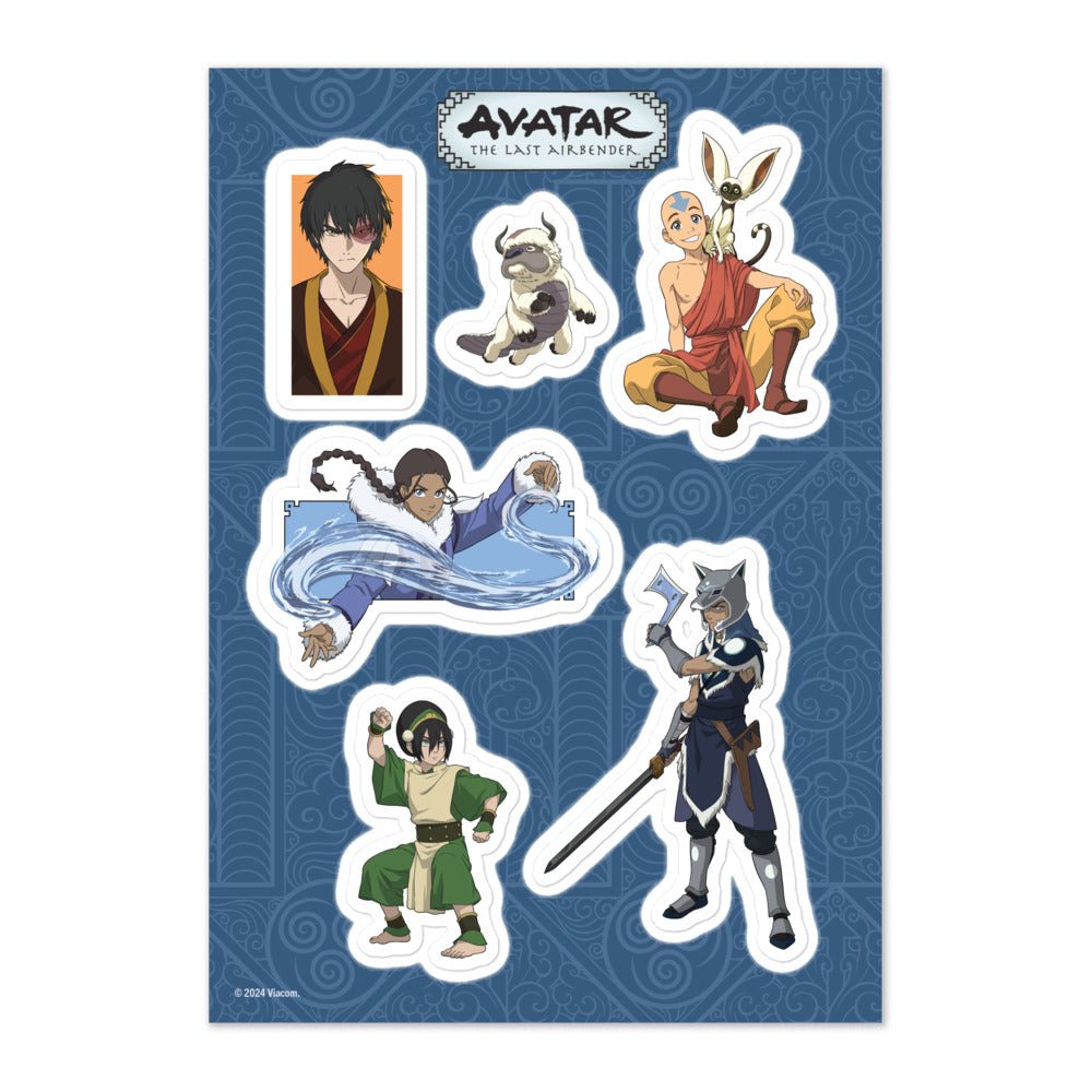 Avatar: The Last Airbender Team Avatar Sticker Sheet – Paramount Shop