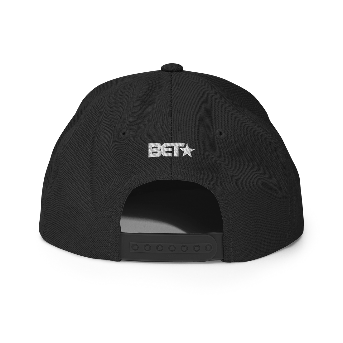 BET Black Collegiate Embroidered High Profile Hat – Paramount Shop