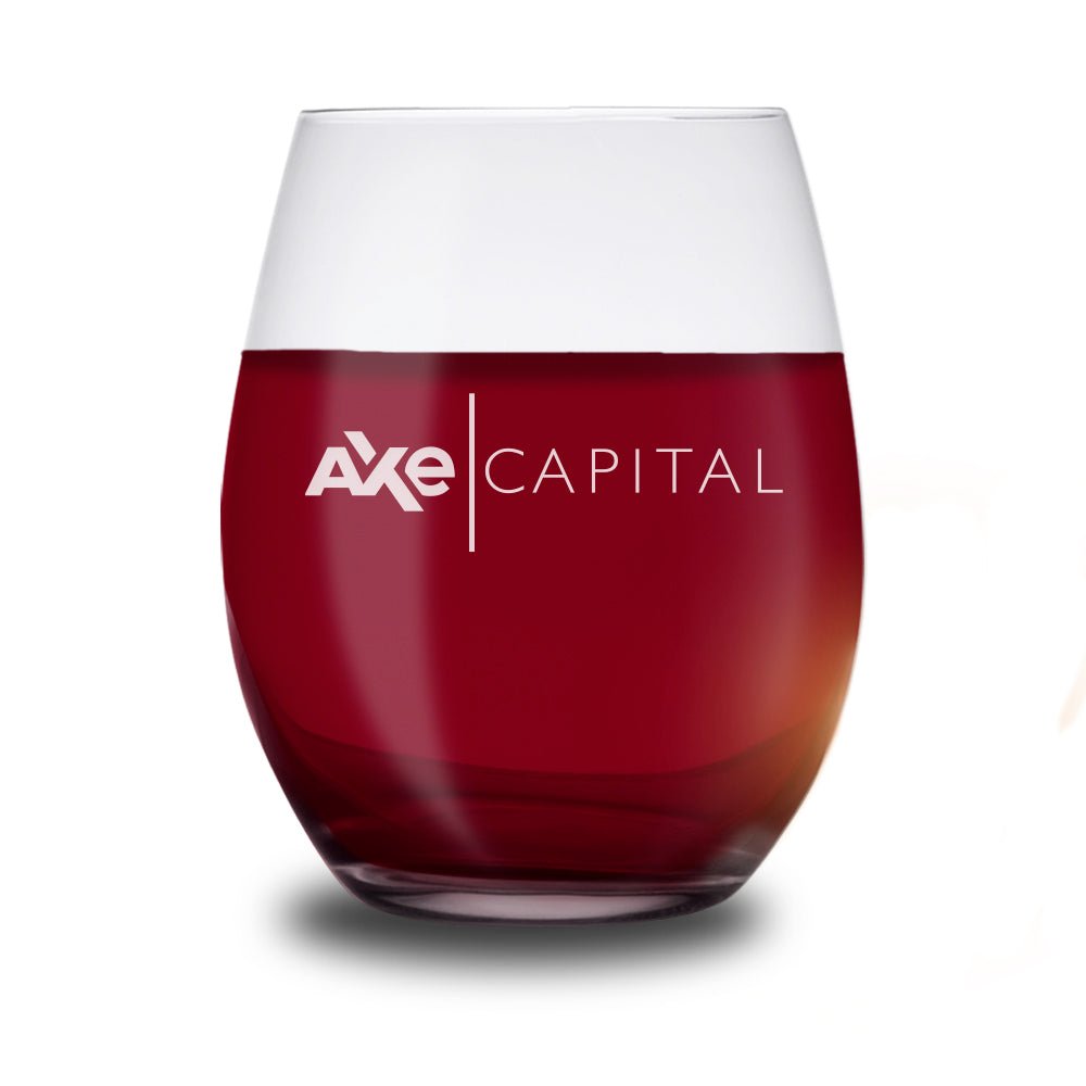 Billions Axe Capital Horizontal Logo Stemless Wine Glass – Paramount Shop