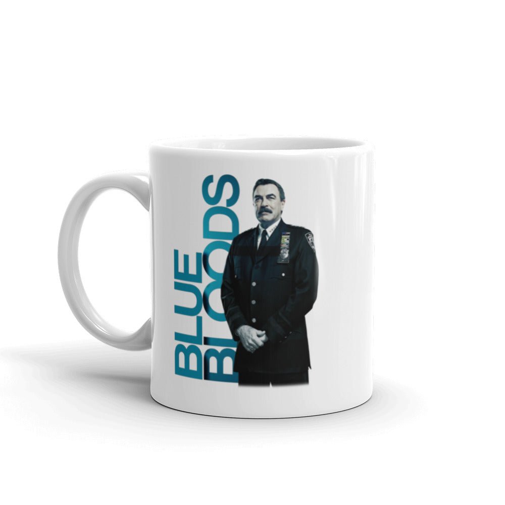 Blue Bloods Frank Reagan White Mug – Paramount Shop