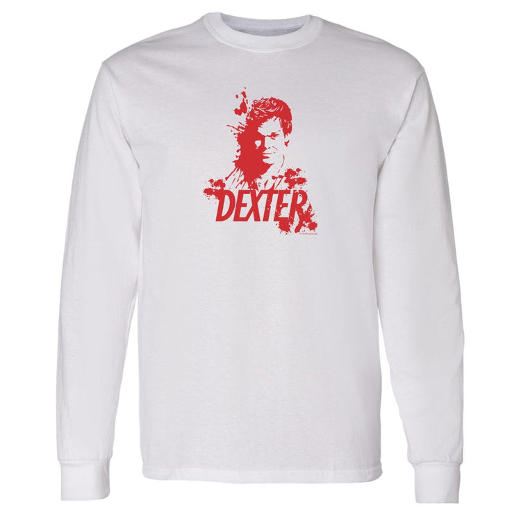 Dexter Blood Spatter Dexter Adult Long Sleeve T-Shirt – Paramount Shop