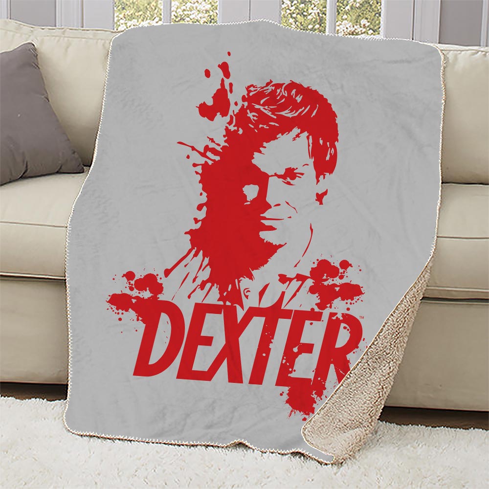 Dexter Blood Splatter Sherpa Blanket – Paramount Shop