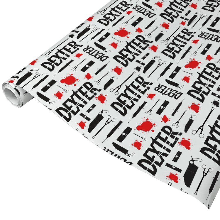 Dexter Icons Pattern Gift Wrap – Paramount Shop