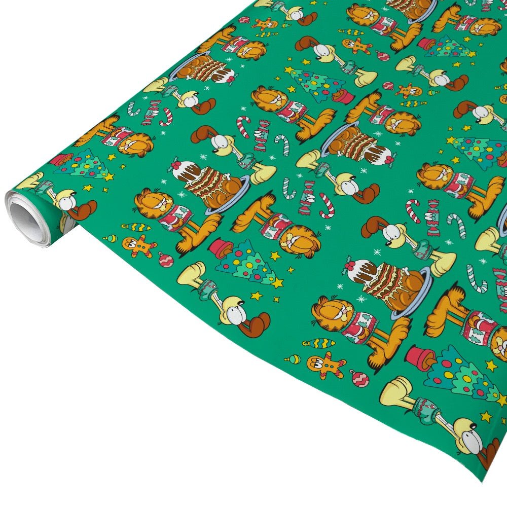 Garfield and Odie Christmas Wrapping Paper – Paramount Shop