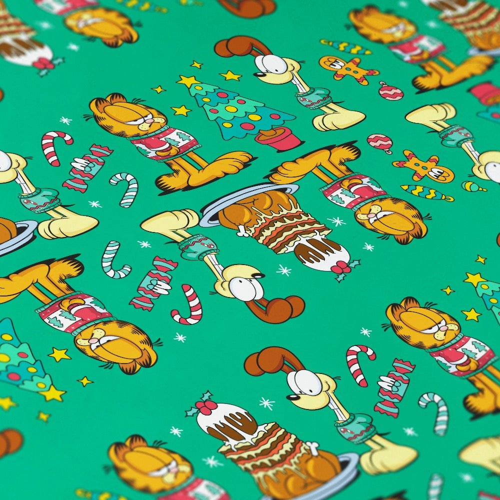 Garfield and Odie Christmas Wrapping Paper – Paramount Shop