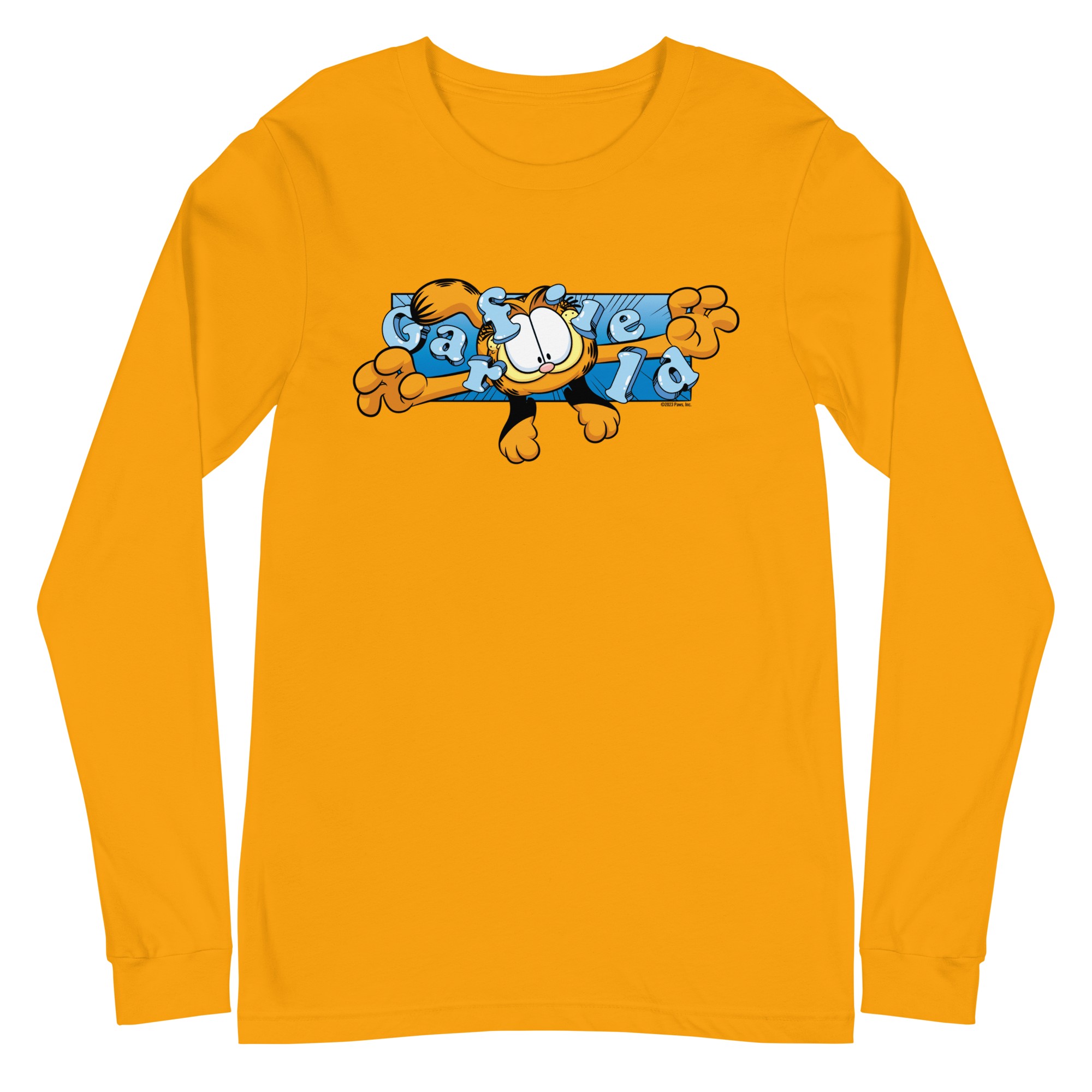 Garfield Flying Garfield Adult Long Sleeve T-Shirt – Paramount Shop