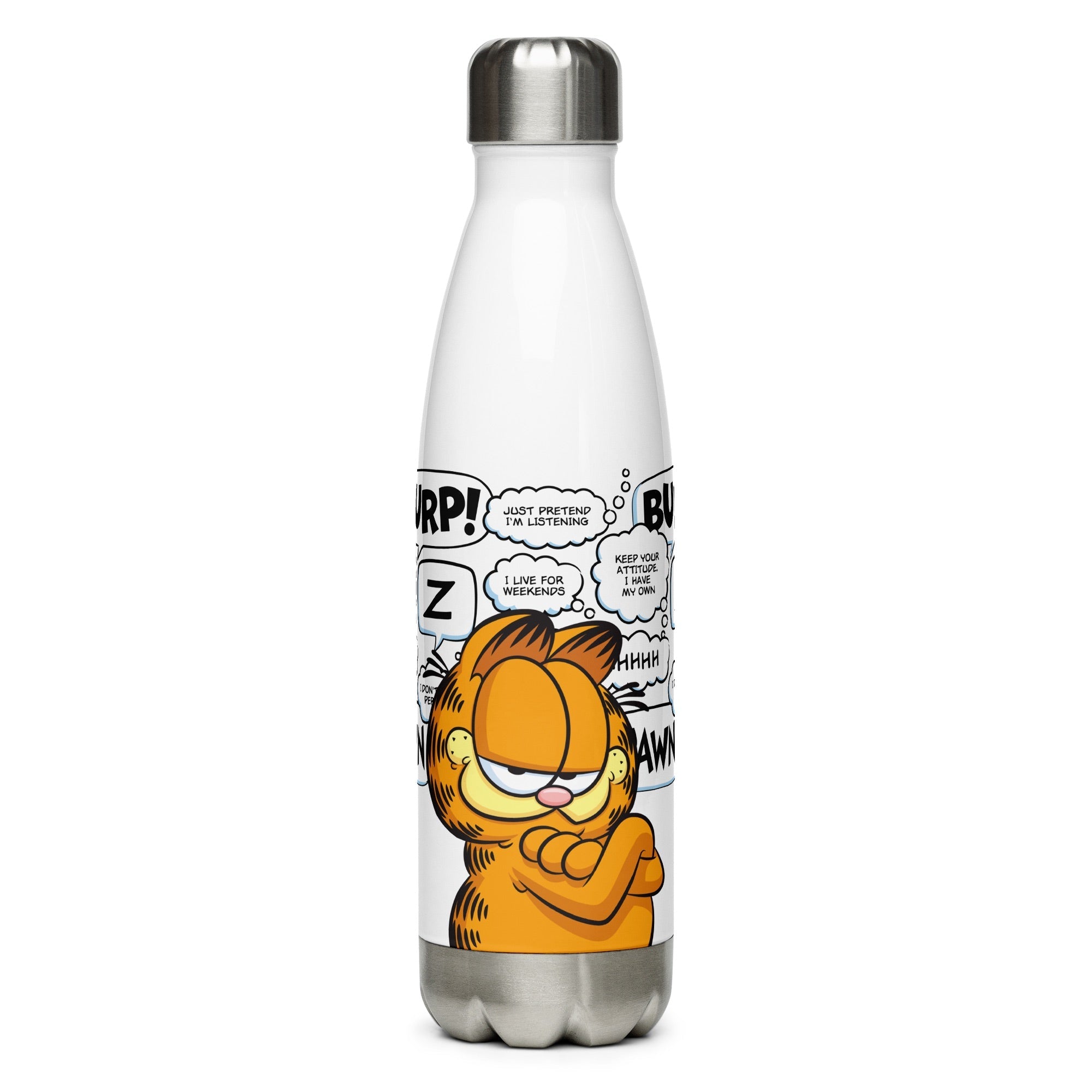 Garfield Stainless Steel Water Bottle – Paramount Shop