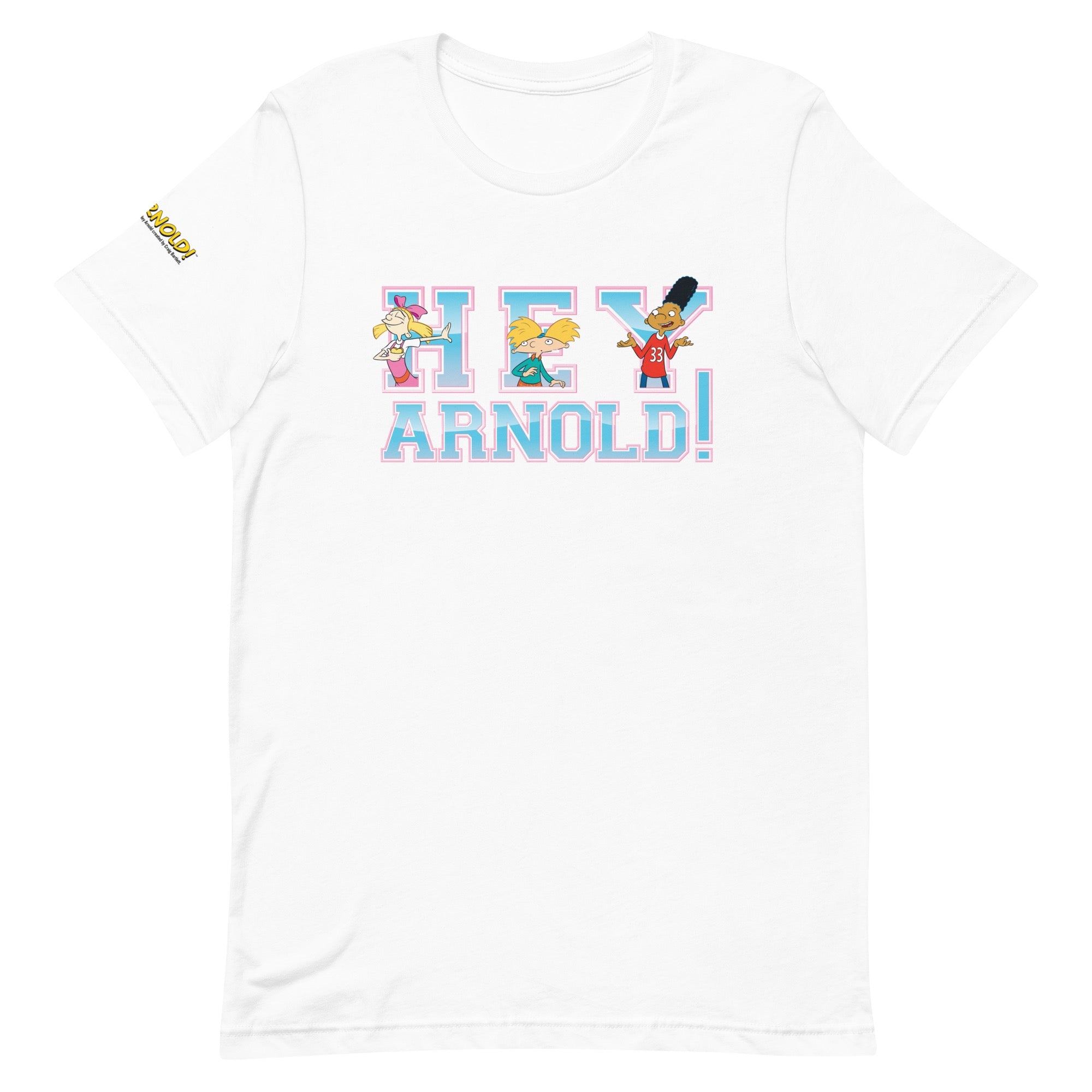 Hey Arnold! Varsity Adult Short Sleeve T-Shirt – Paramount Shop