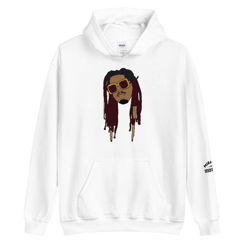 Miracles Across 125th Street Murda Count Harlem Face Hooded Sweatshirt ...