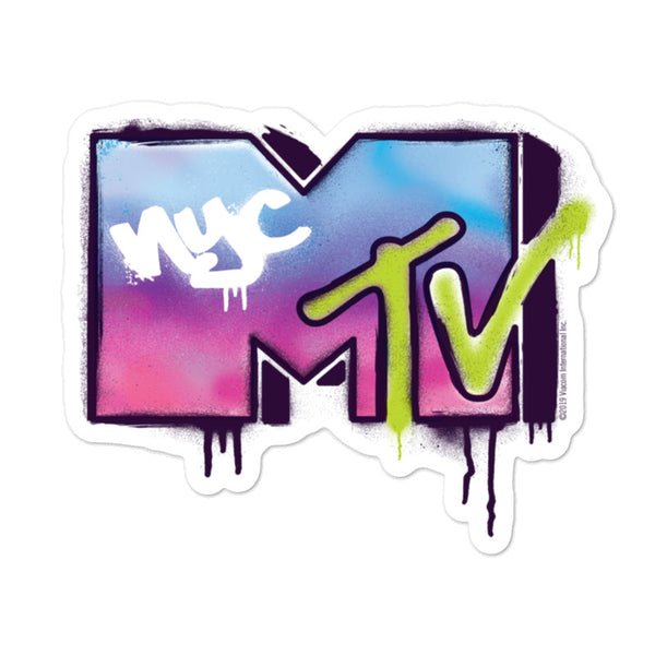 MTV Graffiti Die Cut Sticker Pack of 3 – Paramount Shop