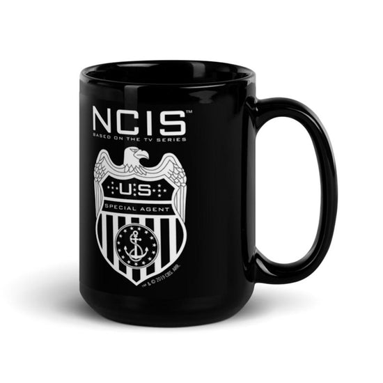 NCIS Special Agent Badge 15 oz Black Mug – Paramount Shop