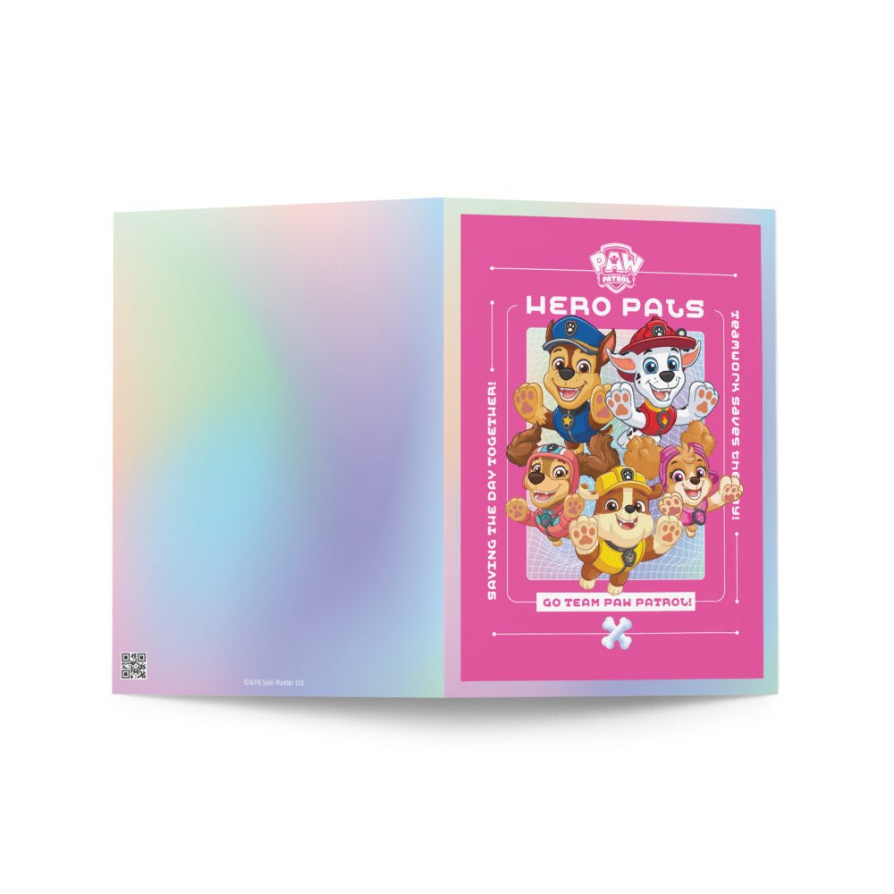 Paw Patrol Hero Pals Greeting Card – Paramount Shop