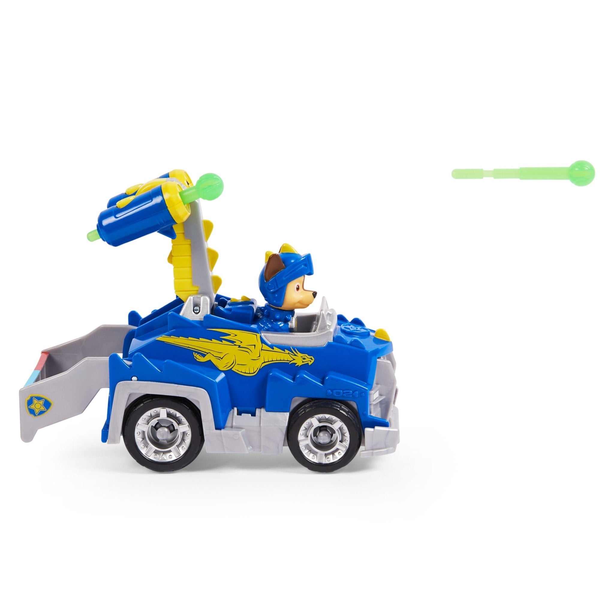 PAW Patrol, Rescue Knights Chase Transforming Toy Car with Collectible ...