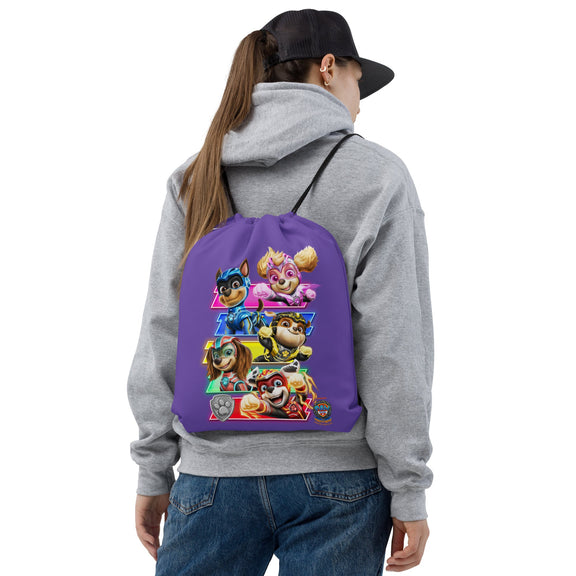 PAW Patrol The Mighty Movie Purple Drawstring Bag – Paramount Shop