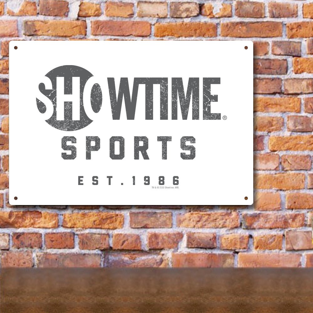 SHOWTIME Sports Est. 1986 Metal Sign – Paramount Shop