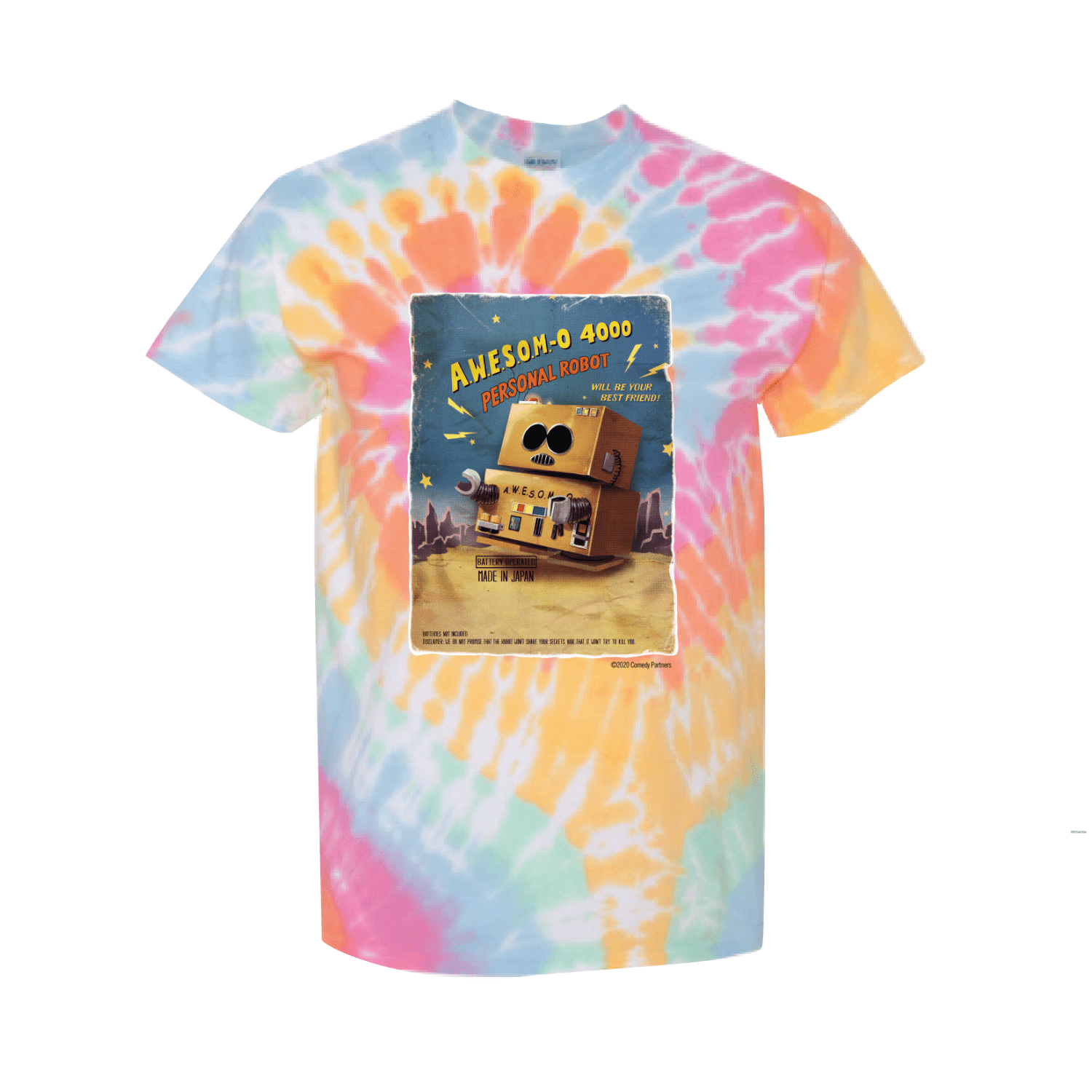 South Park Awesom-o Tie-Dye Short Sleeve T-Shirt – Paramount Shop