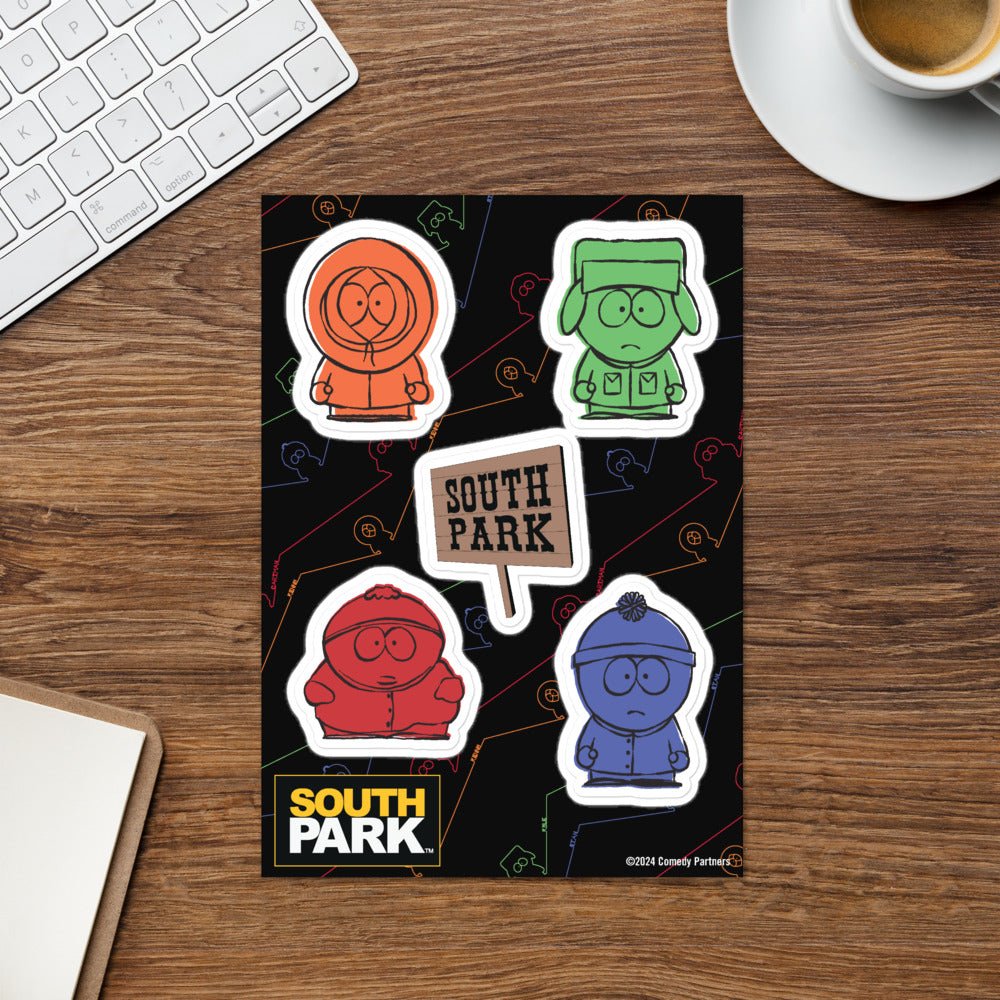 South Park Boys Sticker Sheet – Paramount Shop