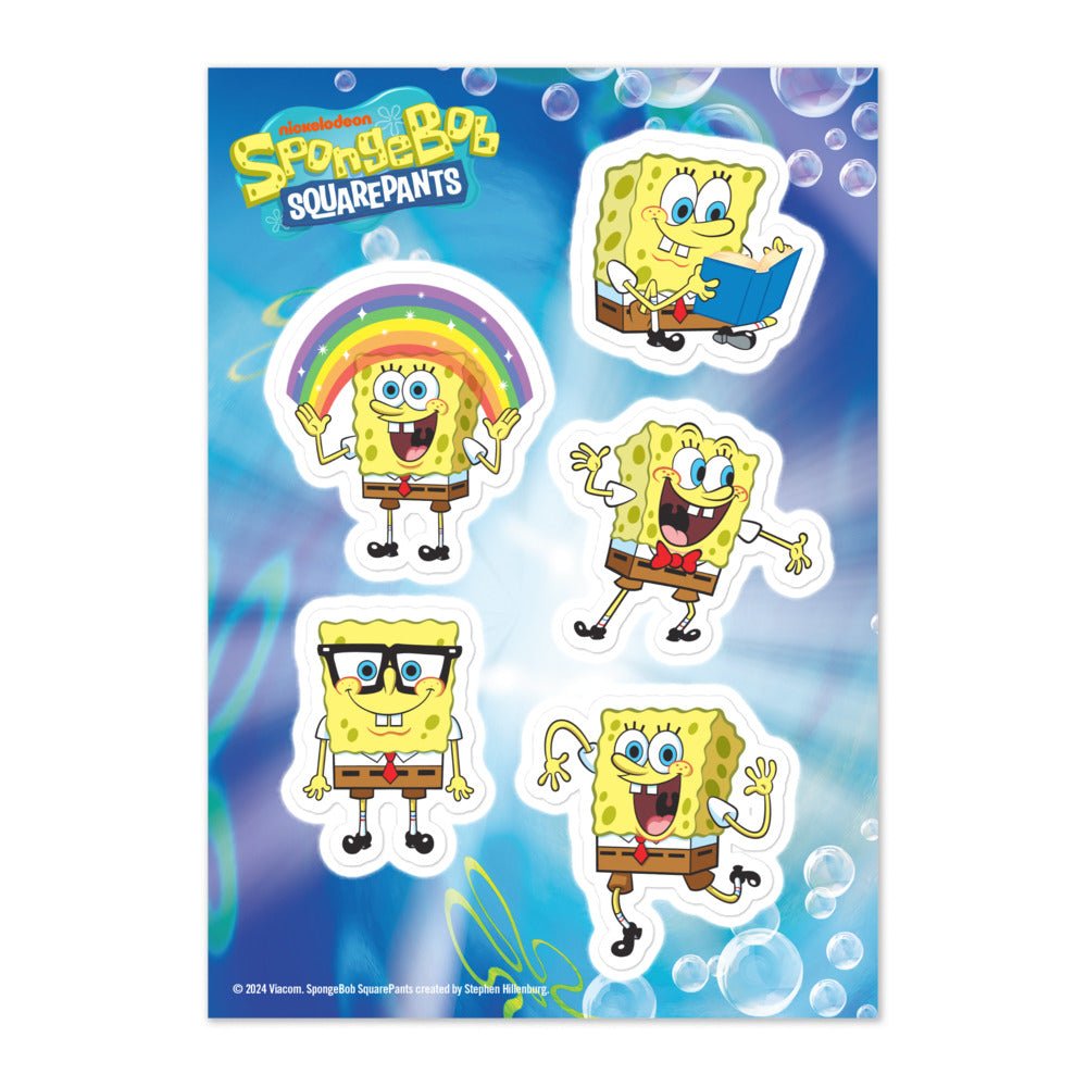 SpongBob SquarePants Sticker Sheet – Paramount Shop
