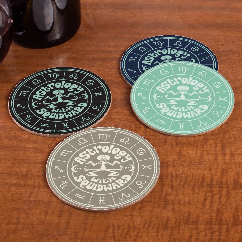 SpongeBob Astrology with Squidward Coasters – Paramount Shop