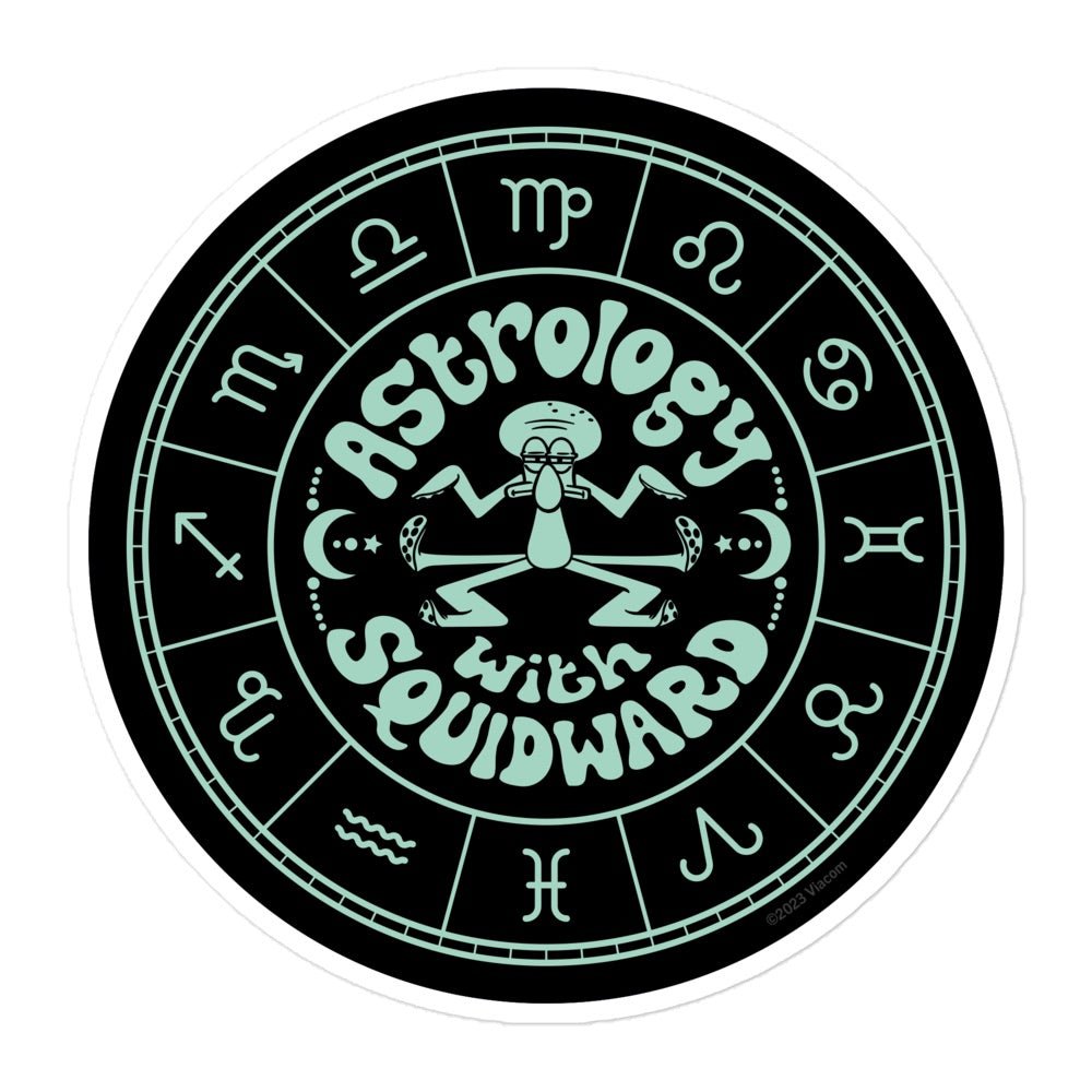 SpongeBob Astrology with Squidward Sticker – Paramount Shop