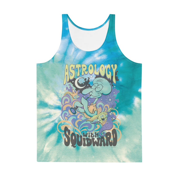 SpongeBob Astrology with Squidward Tie Dye Tank Top – Paramount Shop