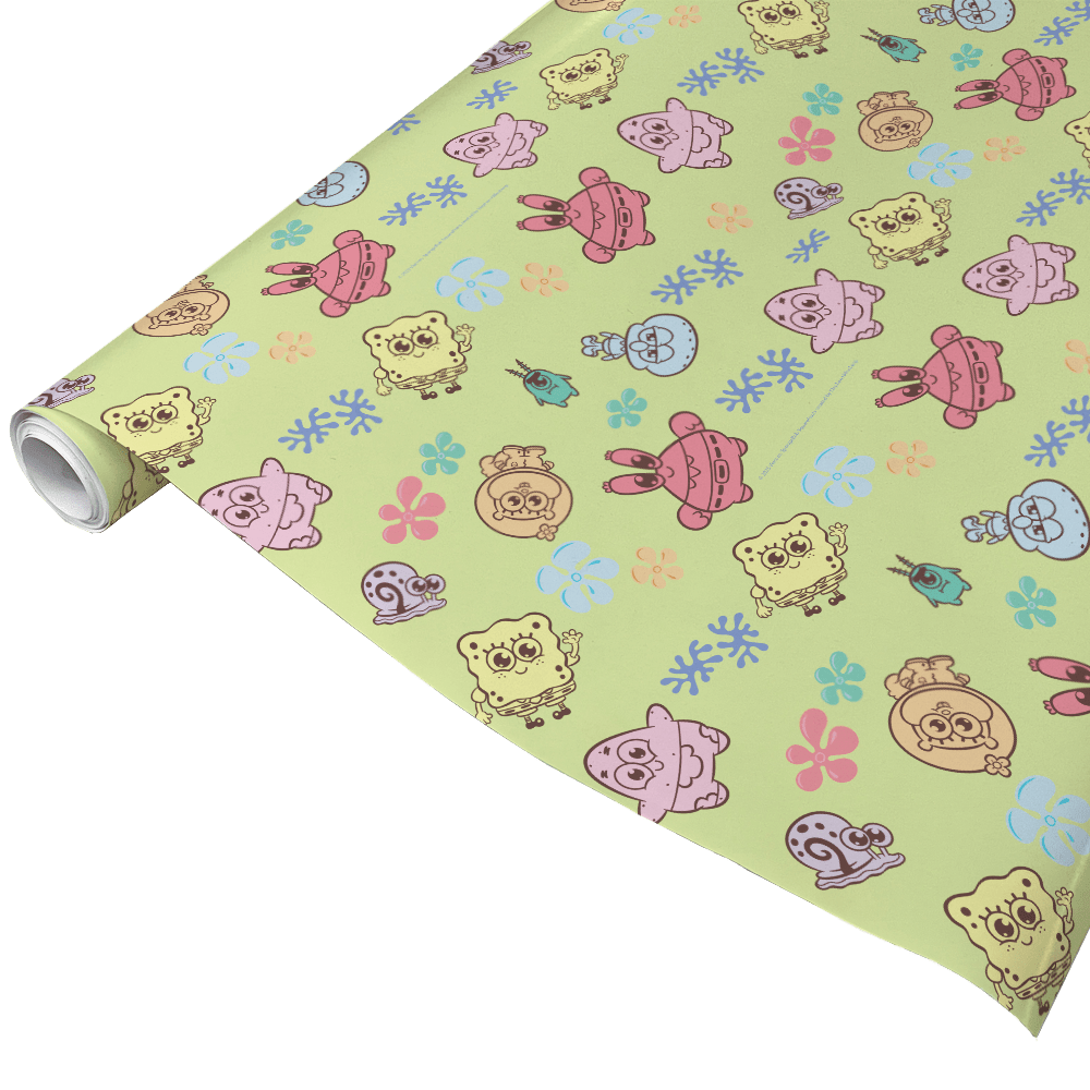 SpongeBob SquarePants AdoraBob Wrapping Paper – Paramount Shop
