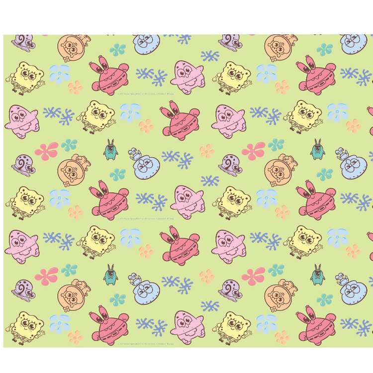 SpongeBob SquarePants AdoraBob Wrapping Paper – Paramount Shop