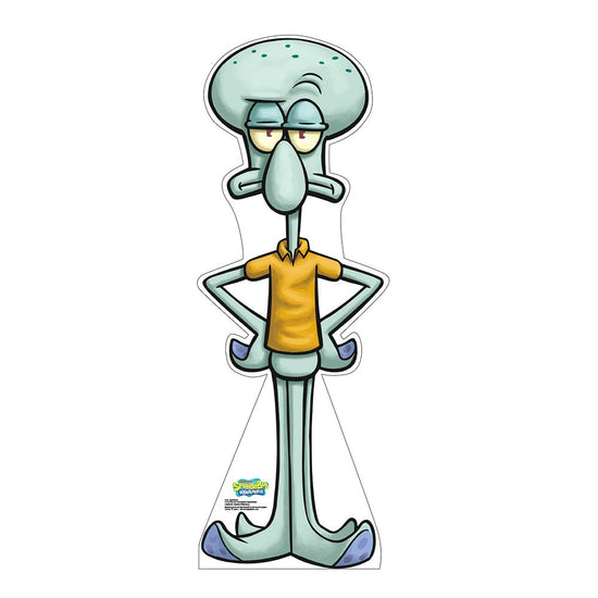 SpongeBob SquarePants Annoyed Squidward Life-Size Cardboard Cutout Sta ...