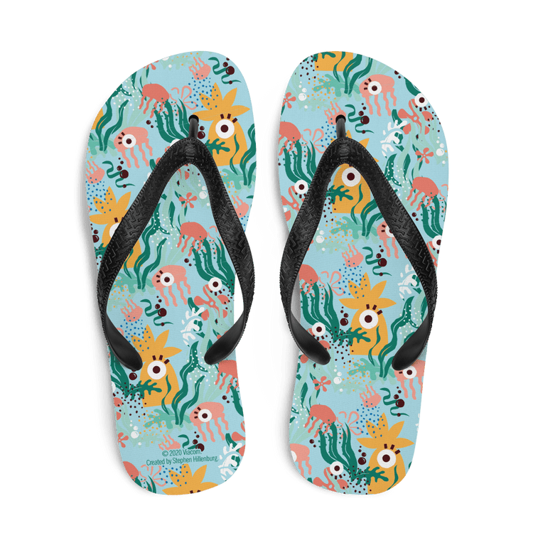 SpongeBob SquarePants Barnacle Blues Adult Flip Flops – Paramount Shop