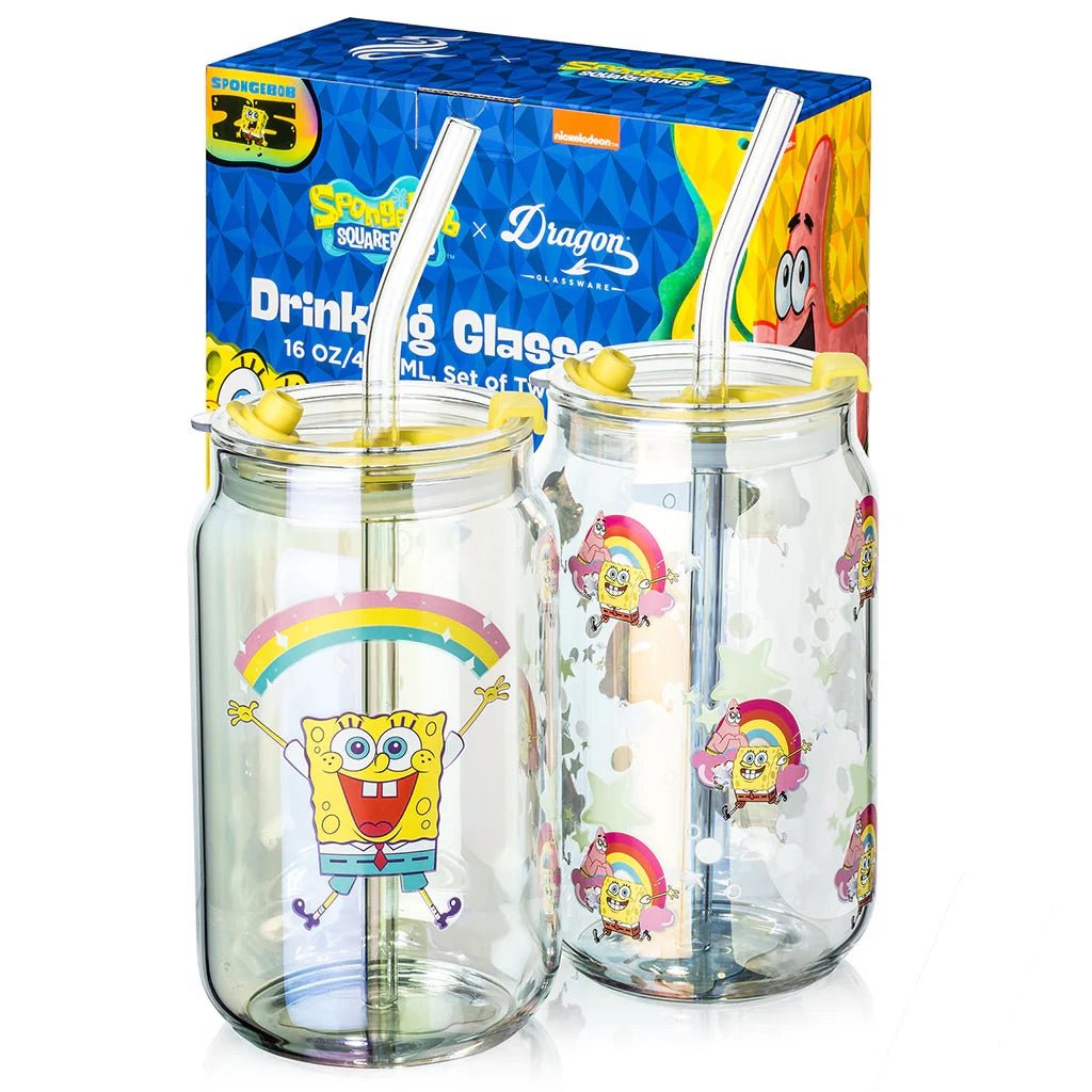 SpongeBob SquarePants Drinking Glasses - Imagination! – Paramount Shop
