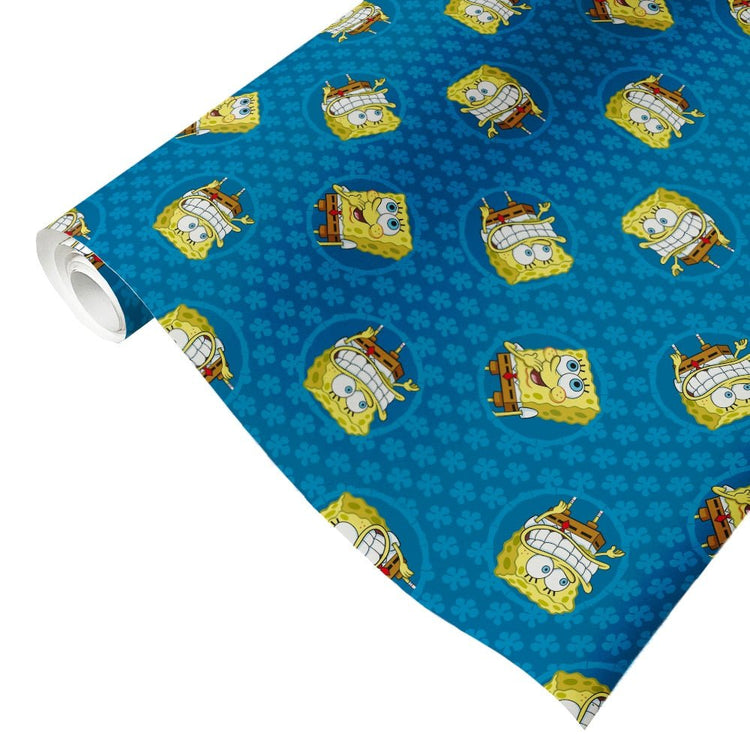 SpongeBob SquarePants Expressions Wrapping Paper – Paramount Shop