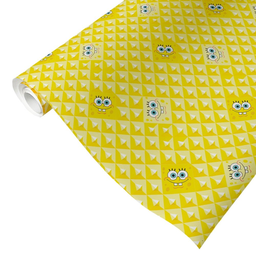 SpongeBob SquarePants Faces Wrapping Paper – Paramount Shop