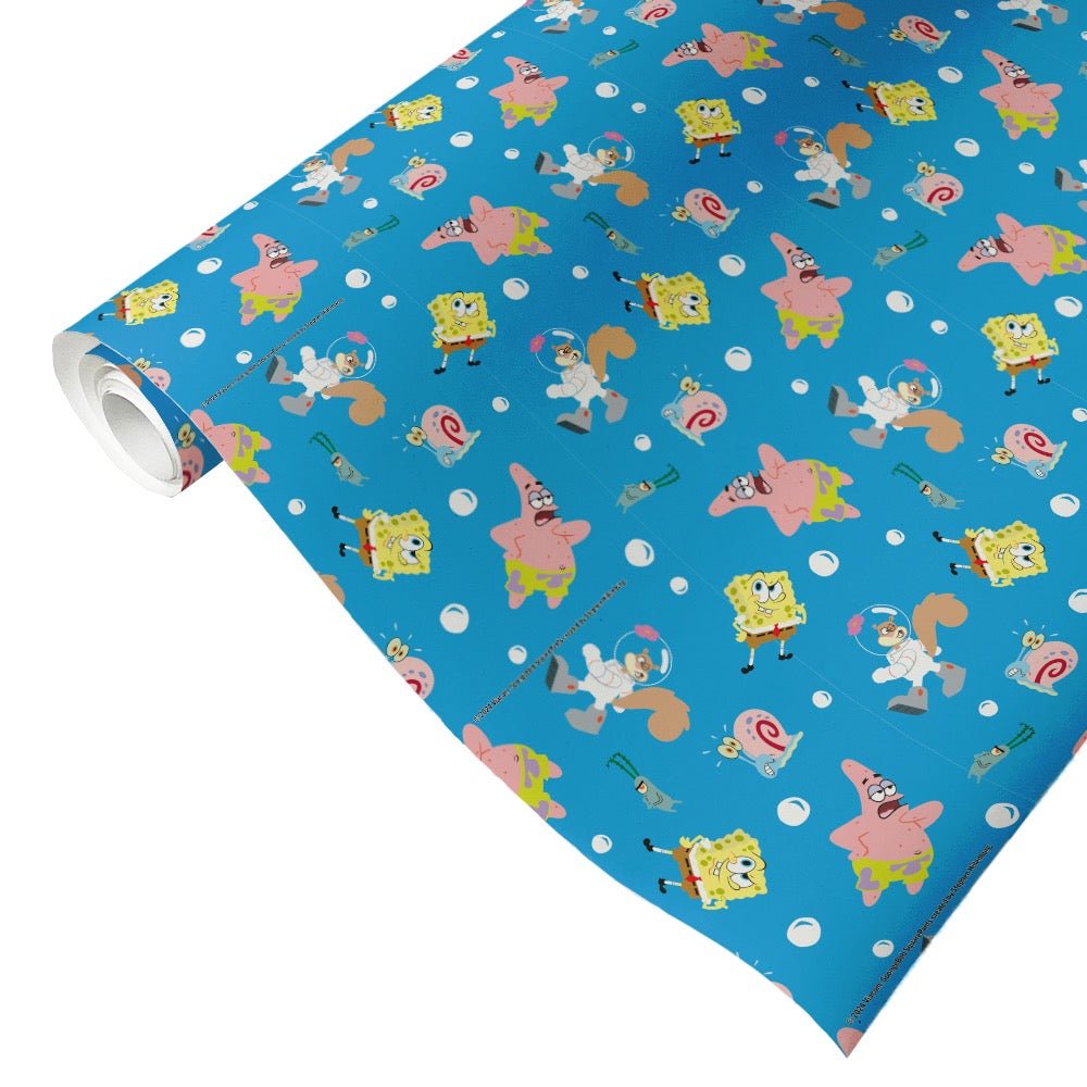 SpongeBob SquarePants Friends Gift Wrap – Paramount Shop