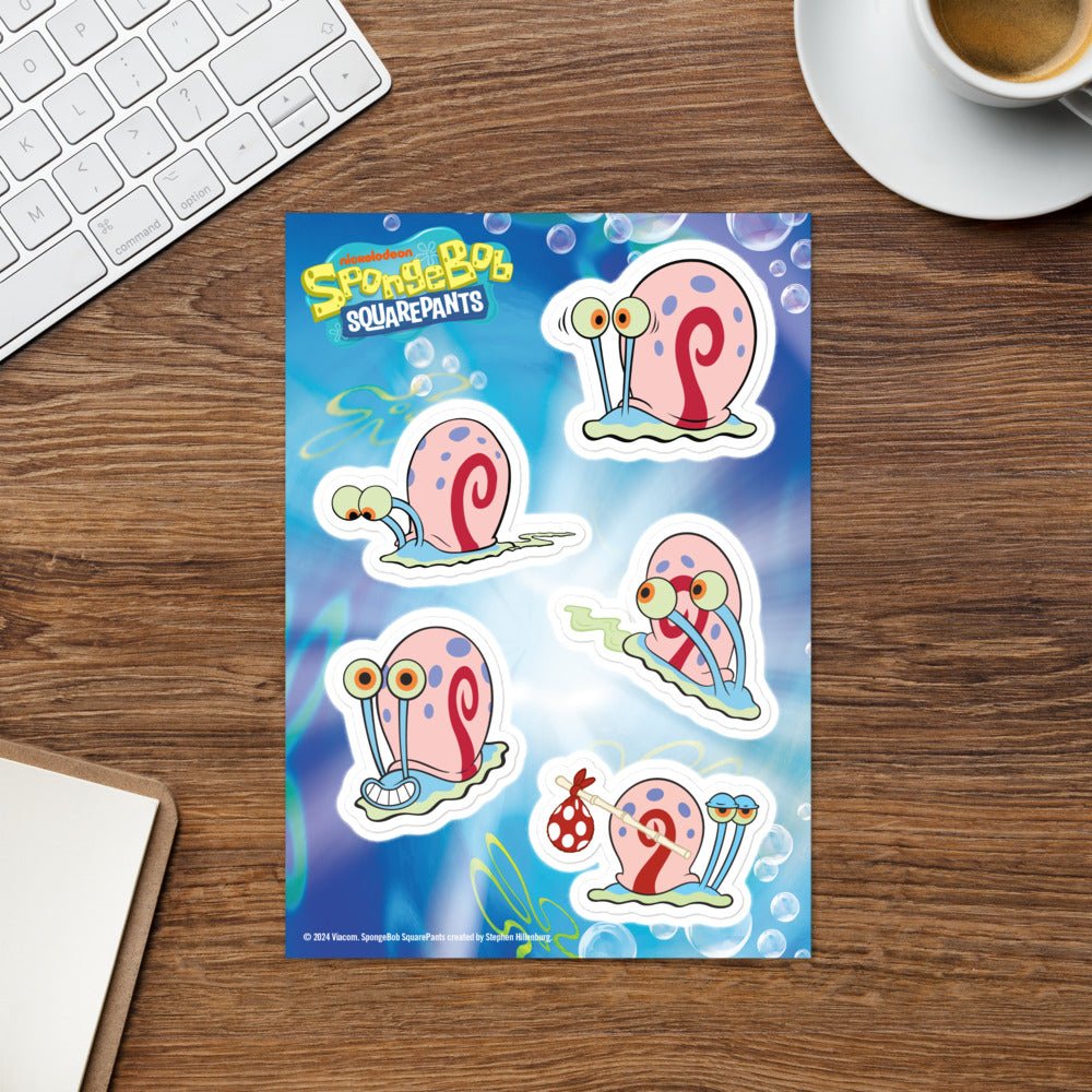 SpongeBob SquarePants Gary Sticker Sheet – Paramount Shop