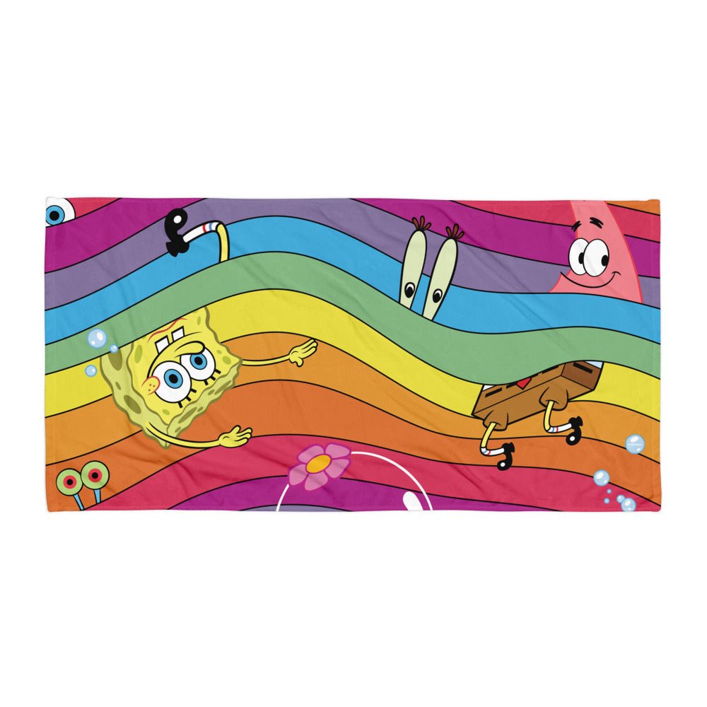 SpongeBob Squarepants Good Vibes Beach Towel – Paramount Shop