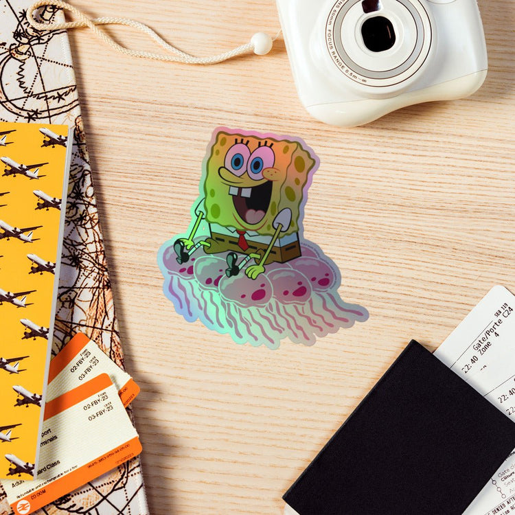 SpongeBob Squarepants Jellyfish Holographic Sticker – Paramount Shop