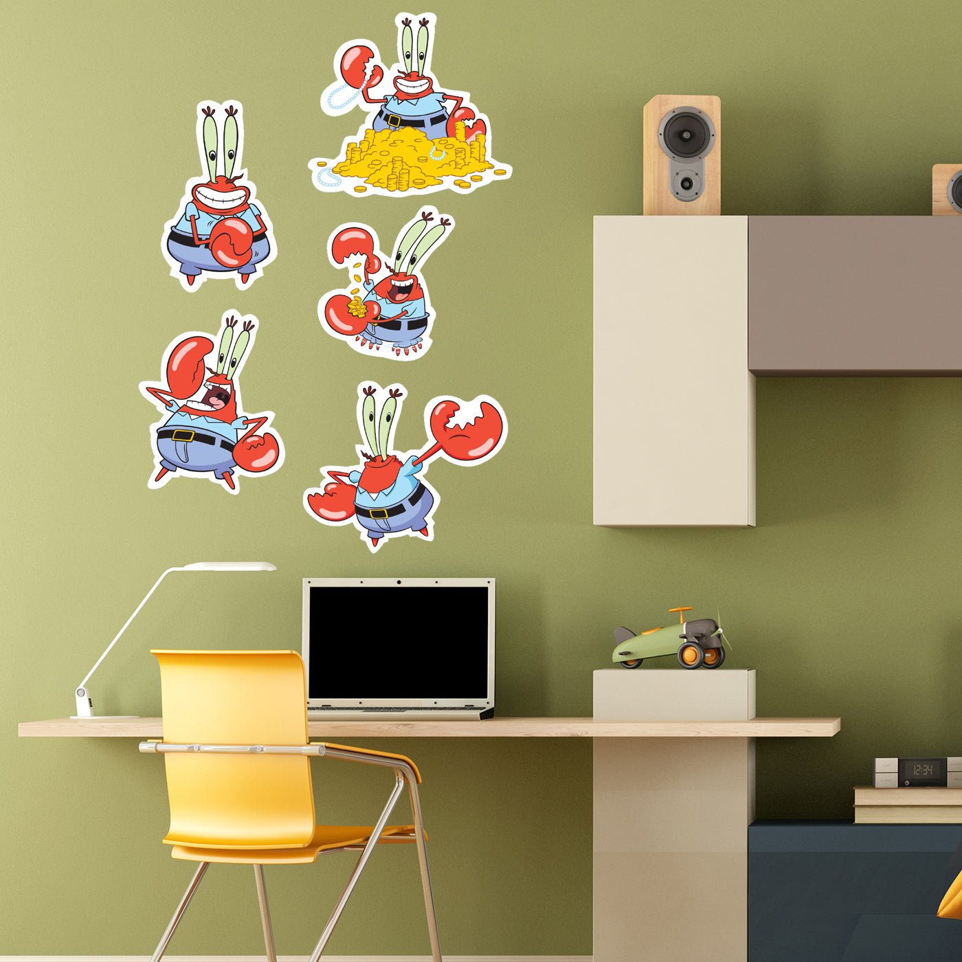 Spongebob Squarepants Mr. Krabs Wall Decals – Paramount Shop