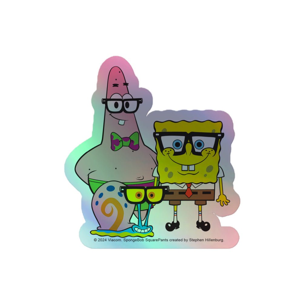 Spongebob Squarepants Nerdy Holographic Sticker – Paramount Shop