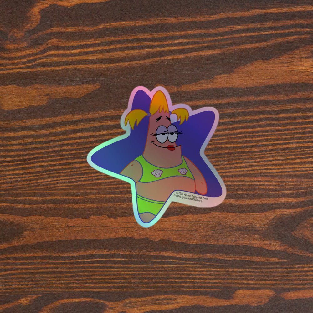 SpongeBob SquarePants Patricia Holographic Sticker – Paramount Shop