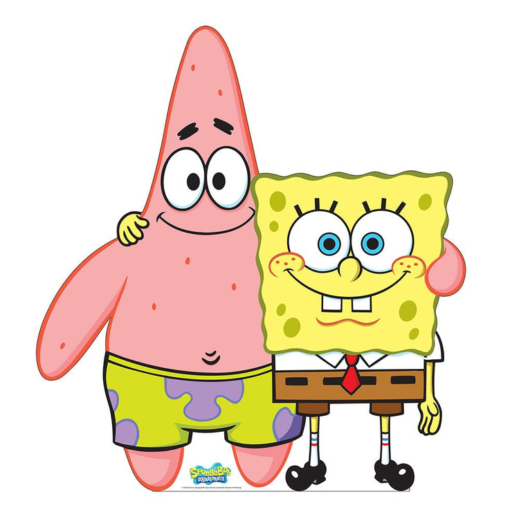 SpongeBob SquarePants Patrick and SpongeBob Life-Size Standee ...