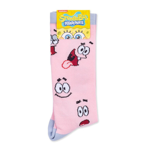 Spongebob SquarePants Patrick Funny Face Crew Socks – Paramount Shop