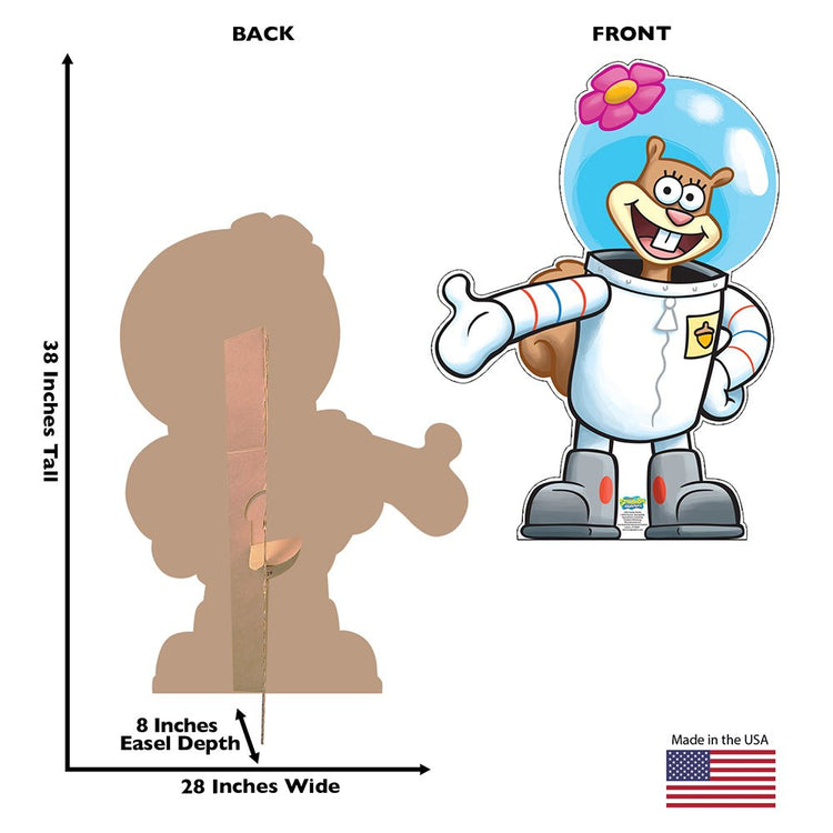 SpongeBob SquarePants Sandy Cheeks Life-Size Cardboard Cutout Standee ...