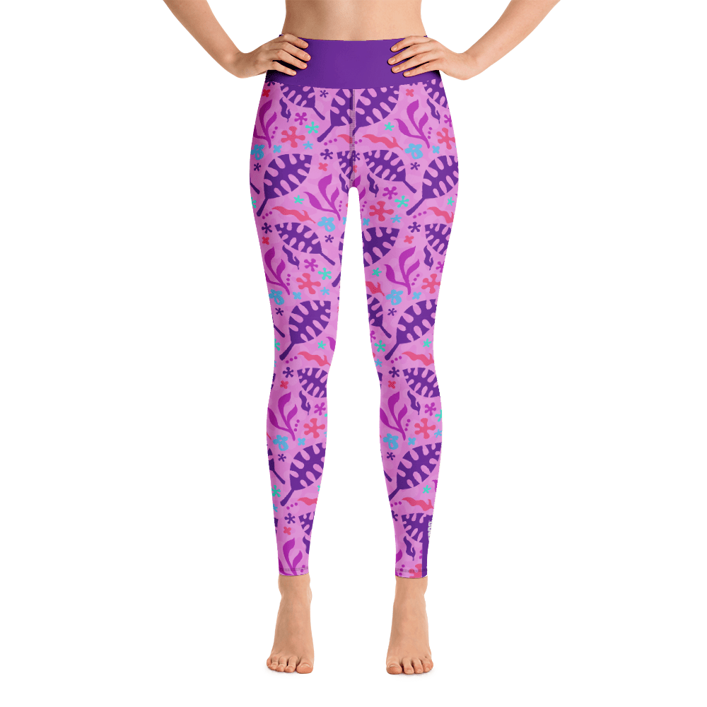 SpongeBob SquarePants Sponge on the Run Flower Power Yoga Leggings ...