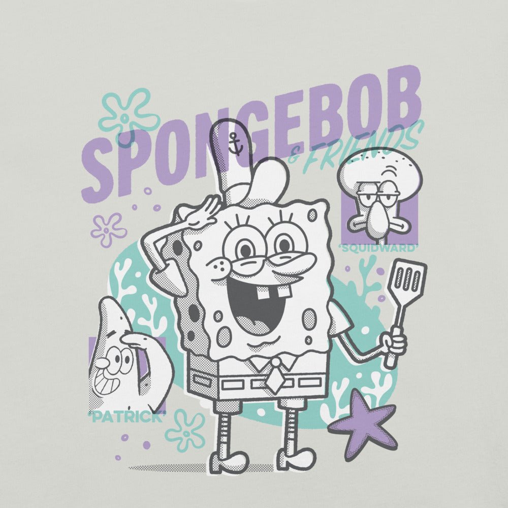 SpongeBob SquarePants SpongeBob And Friends Unisex T-Shirt – Paramount Shop