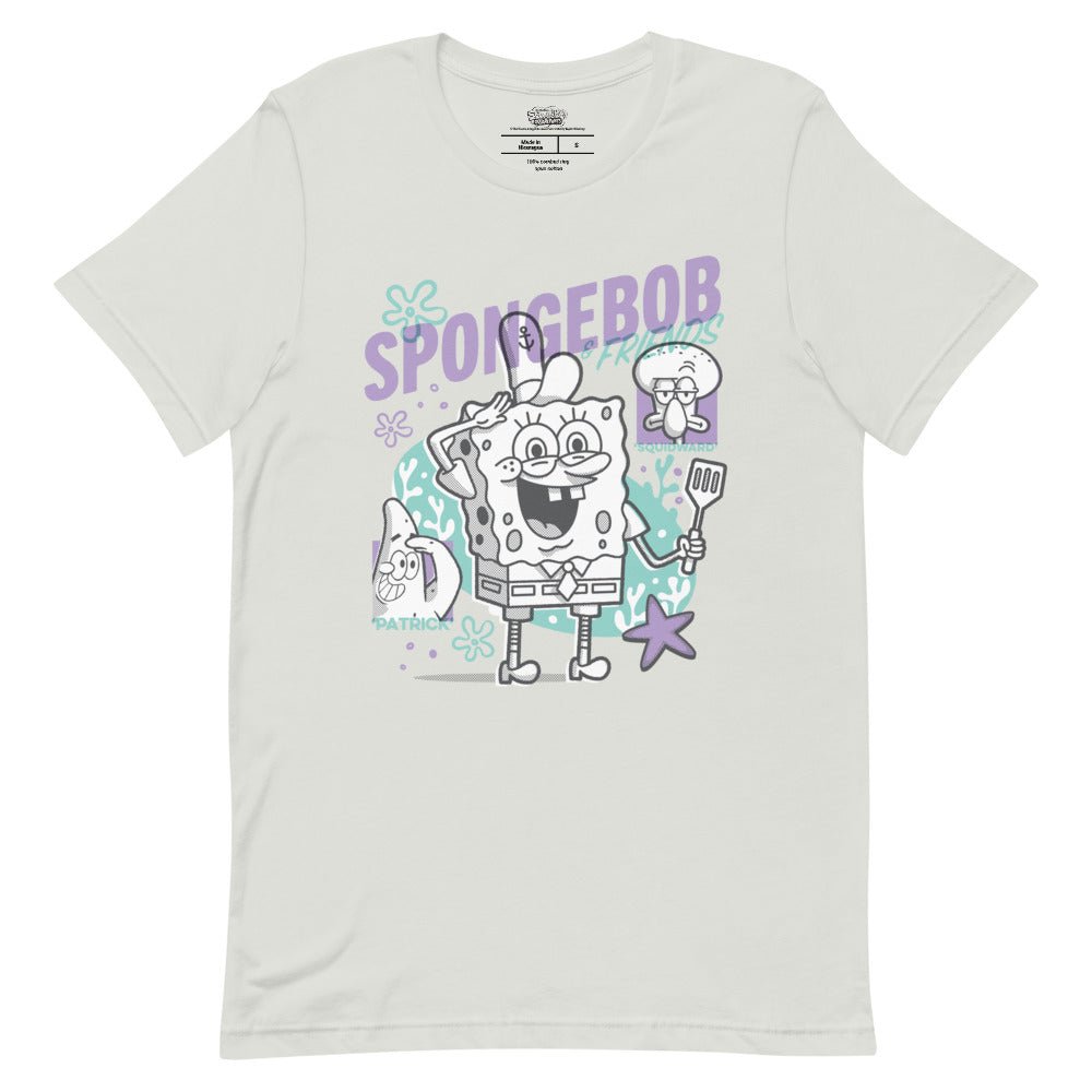 SpongeBob SquarePants SpongeBob And Friends Unisex T-Shirt – Paramount Shop